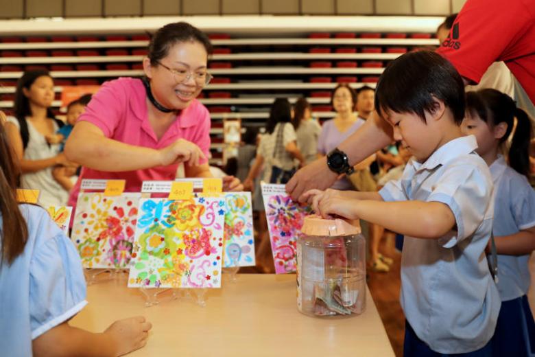 Pre-schoolers help to raise $10,000 for needy students | The Straits Times