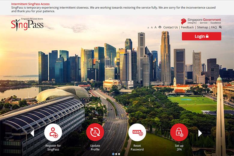 SingPass service fully restored after users experience issues accessing ...