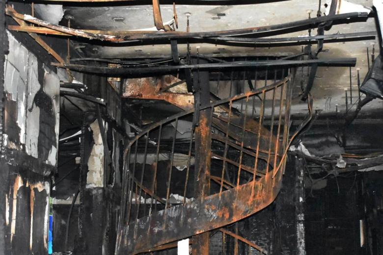 Japan police raid arson attack suspect's residence | The Straits Times