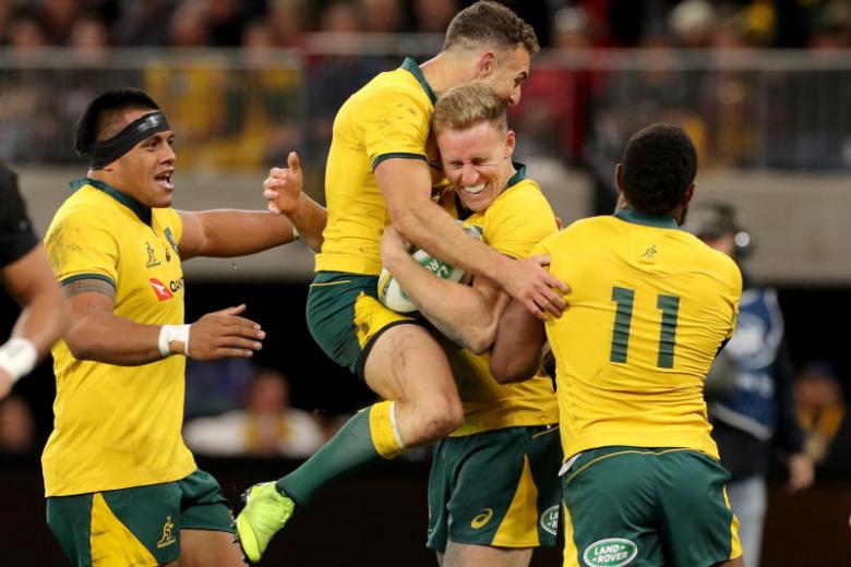 Rugby: Wallabies stun All Blacks 47-26 in World Cup boost | The Straits ...