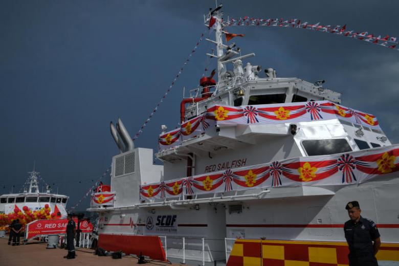 SCDF unveils 'world's most powerful marine firefighting vessel' | The ...