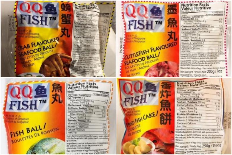 Singapore-made QQ Fish brand products recalled in Canada not sold here ...