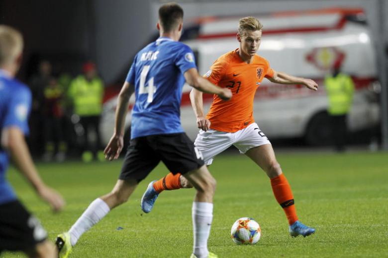 Football: Babel double boosts Netherlands Euro hopes in Estonia win ...