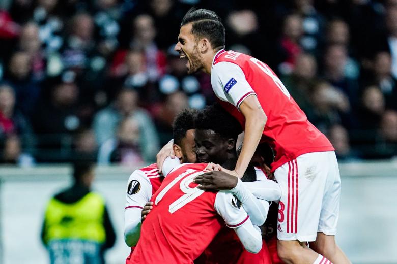 Football: Arsenal run riot at Frankfurt as Emery rings the changes ...