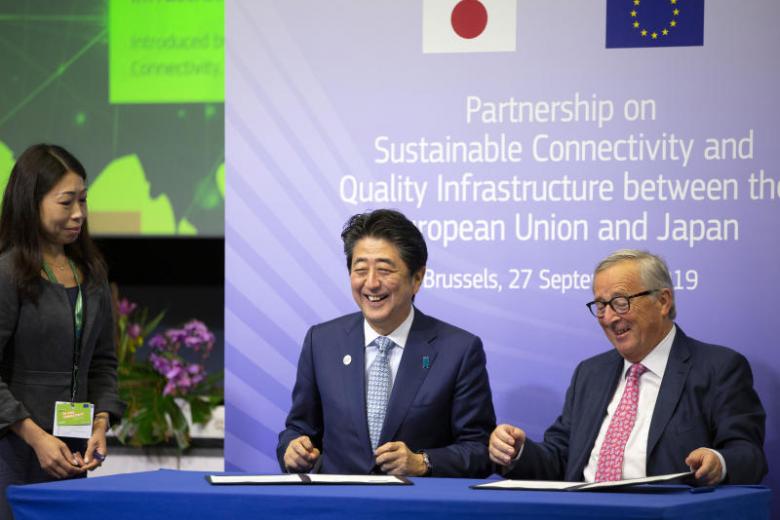 In counterweight to China, EU and Japan sign deal to link Europe and ...