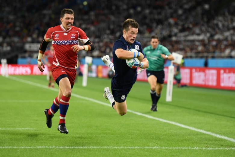 Rugby: George Horne shines as Scots crush Russia to set up Japan ...