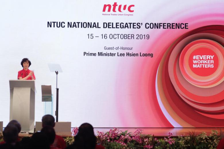 Former NMP Mary Liew re-elected as NTUC president | The Straits Times
