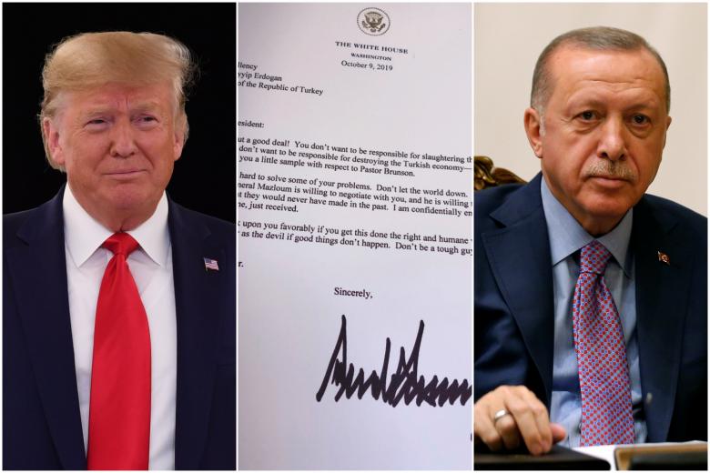 Trump warned Erdogan in letter: 'Don't be a tough guy' or 'a fool ...