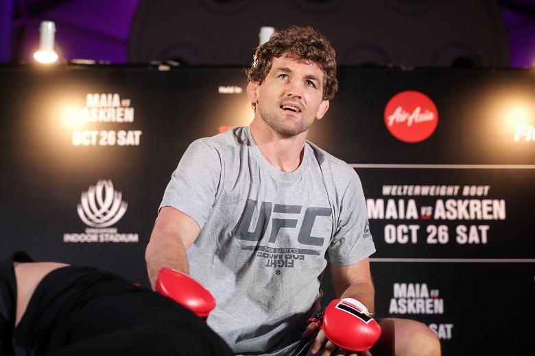 MMA: Ben Askren shows off grappling skills at open workouts for UFC's ...