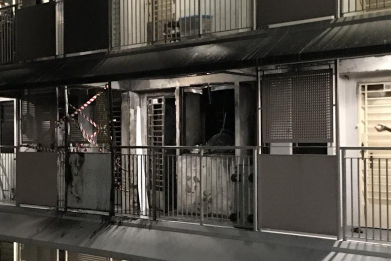 SCDF deploys ladder to rescue two men from 13th floor Bukit Batok flat ...