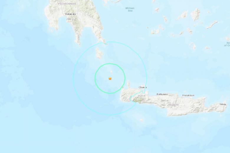 Quake measuring 6.0 recorded north of Crete | The Straits Times
