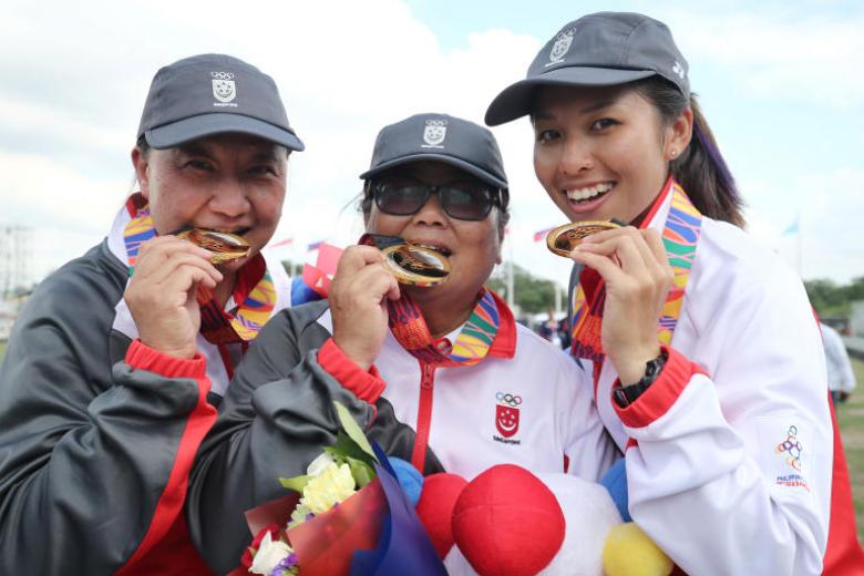 SEA Games: Team Singapore reap 10 golds from five sports in a single ...