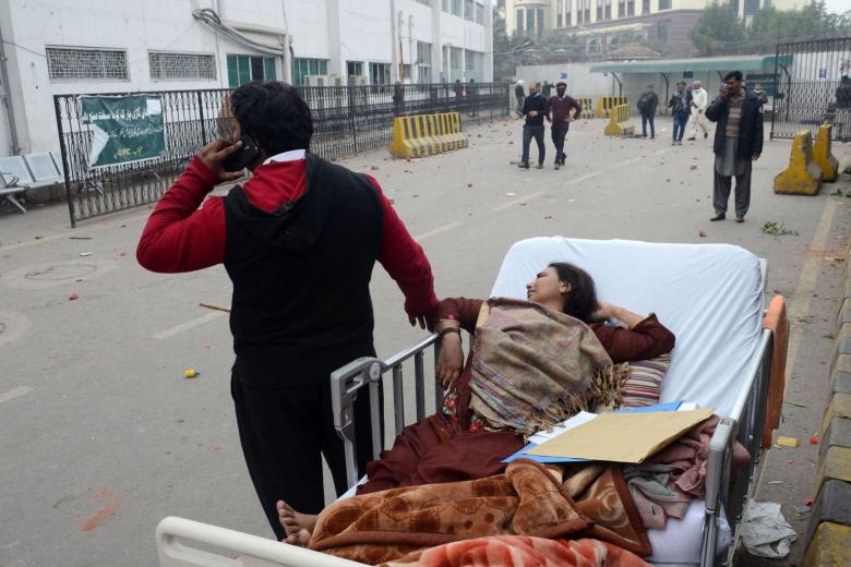 Three patients die as lawyers clash with doctors in Pakistan hospital ...