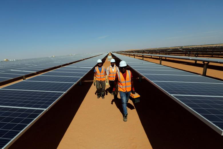 Giant solar park in the desert jump starts Egypt's renewables push ...
