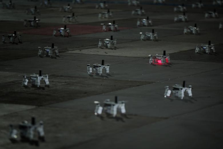 Fitting a 500-drone display into New Year countdown musical | The ...