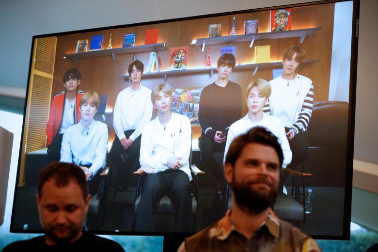 BTS unveil global modern art initiative | The Straits Times