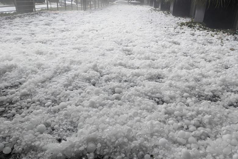 After fire, dust and hail play havoc on Australian summer | The Straits ...