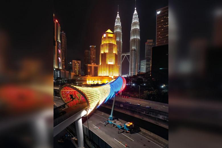Bridge linking historic Kuala Lumpur village to KLCC area opens | The ...