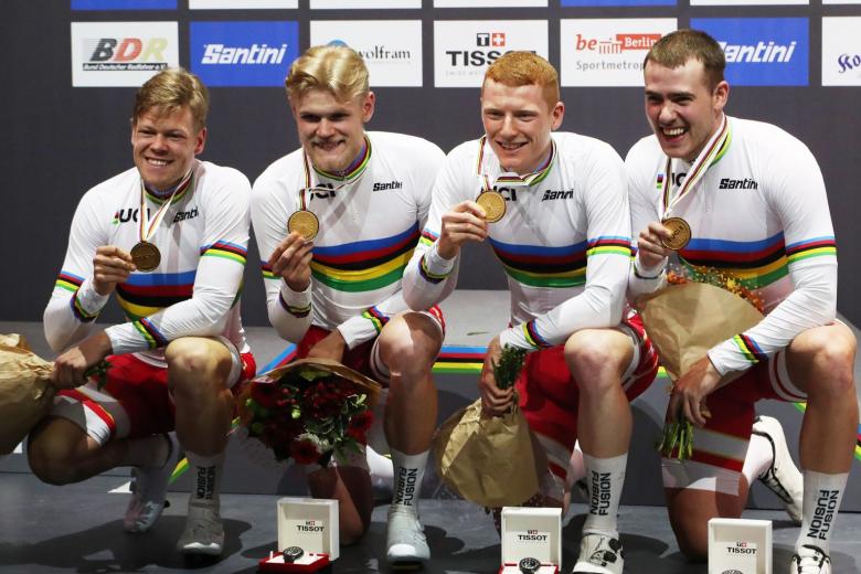 Cycling: Dynamite Danes smash world record again to win team pursuit ...