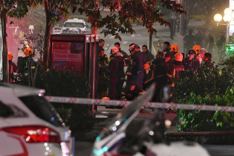 Fire breaks out at 18th storey of Liat Towers in Orchard Road; one ...