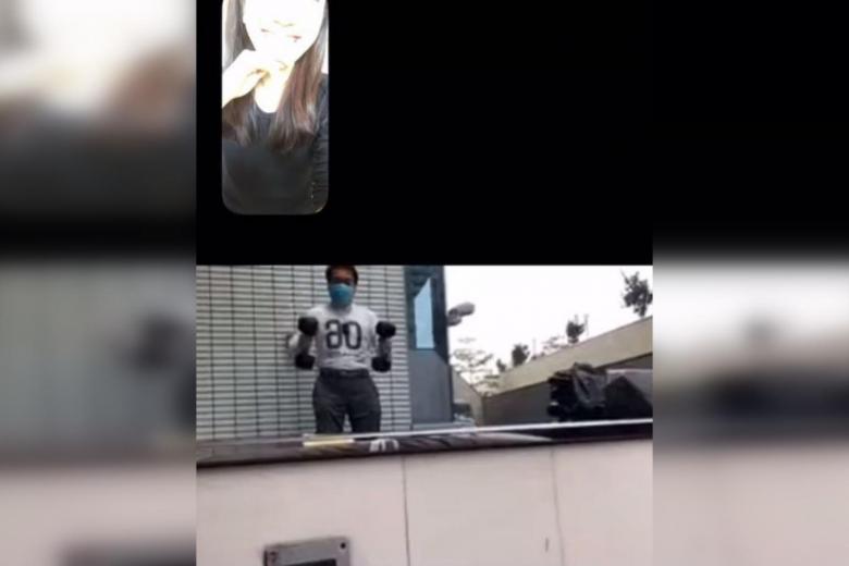 Hong Kong actor Chun Pui, 74, lifts dumbbells in video by singer ...