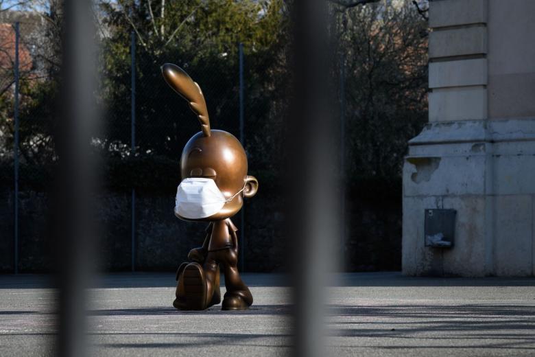 In Pictures: Statues being masked up around the world | The Straits Times