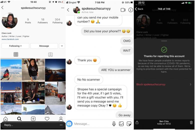 Fraudsters impersonated my Instagram account: The rise of Covid-19 ...
