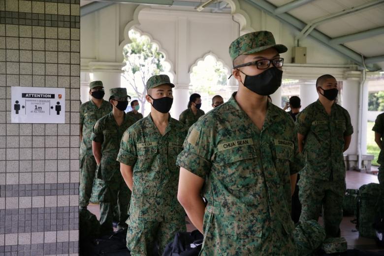 In Pictures: Back to training for BMT recruits | The Straits Times