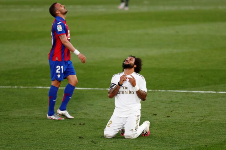 Football: Marcelo takes knee, Hazard off as Real Madrid return with win ...