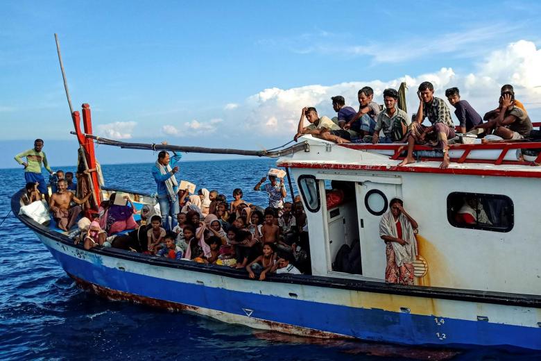 Suspected Rohingya refugee boat floating off Indonesia | The Straits Times