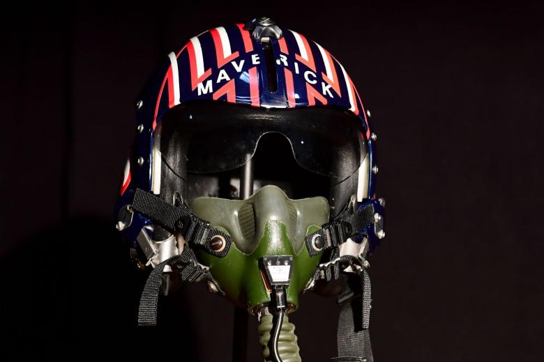 Top Gun helmet, Star Wars lightsaber, Alien spaceship in Hollywood ...