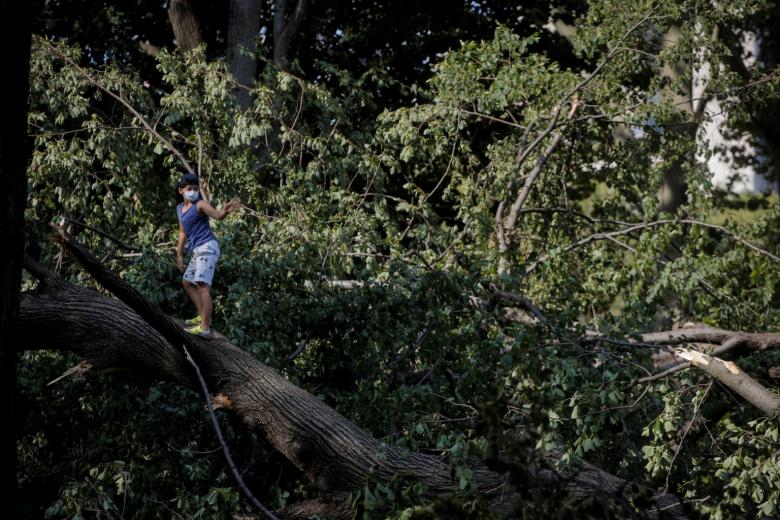In Pictures: Aftermath of Hurricane Isaias after hitting New York | The ...