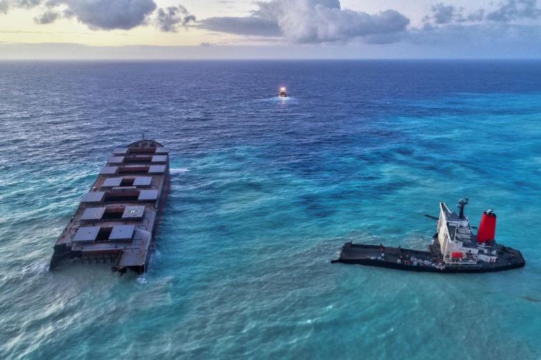 Mauritius arrests captain of ship in oil spill | The Straits Times