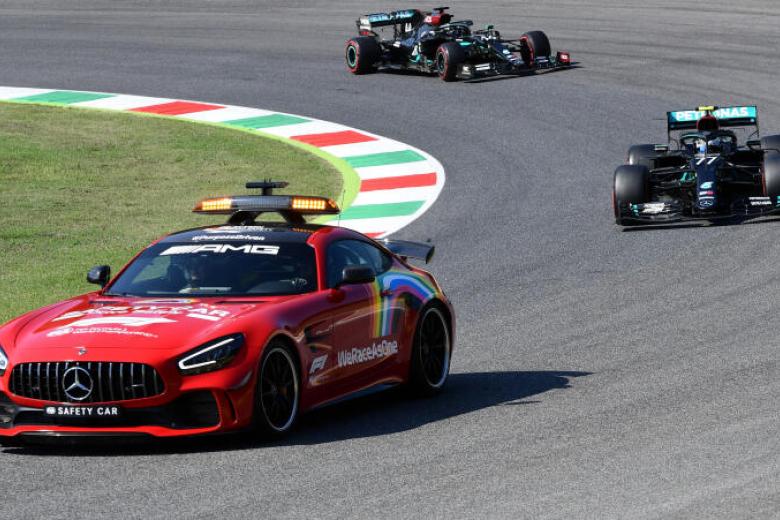 Motor racing: Safety car restarts putting drivers at risk, says Lewis ...