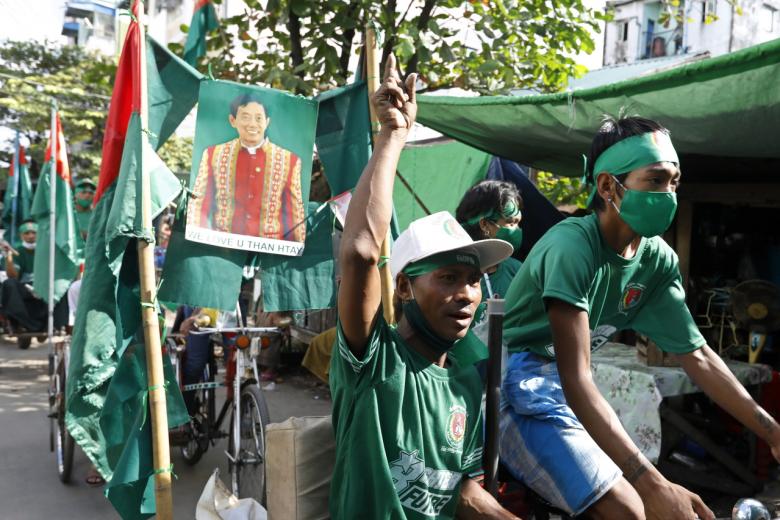 Myanmar's army-backed party alleges 'contentious events' during ...