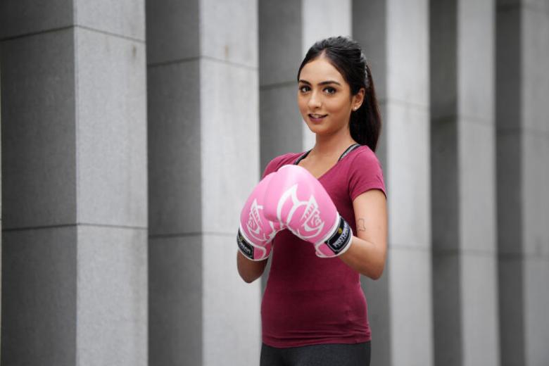 Fit & Fab: Ex-SQ girl packs a punch with kickboxing | The Straits Times