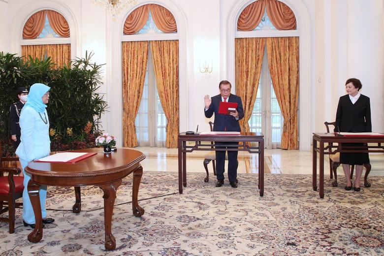 New member of Council of Presidential Advisers sworn in | The Straits Times