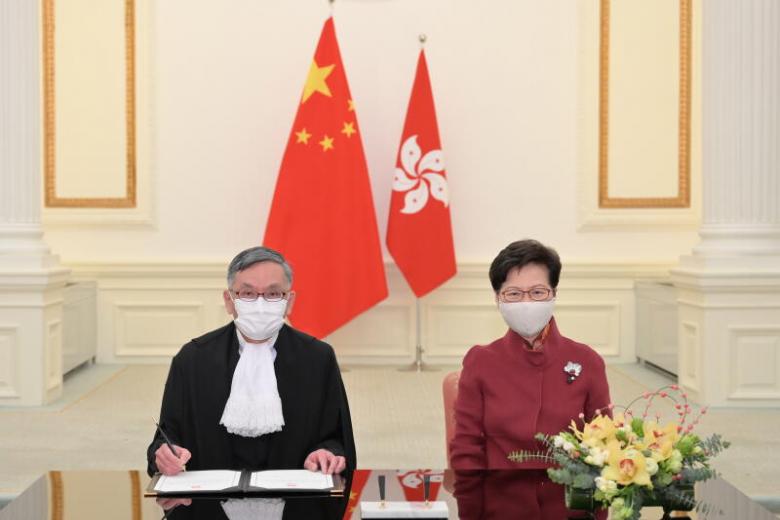 Hong Kong's new top judge points to importance of city's rule of law ...