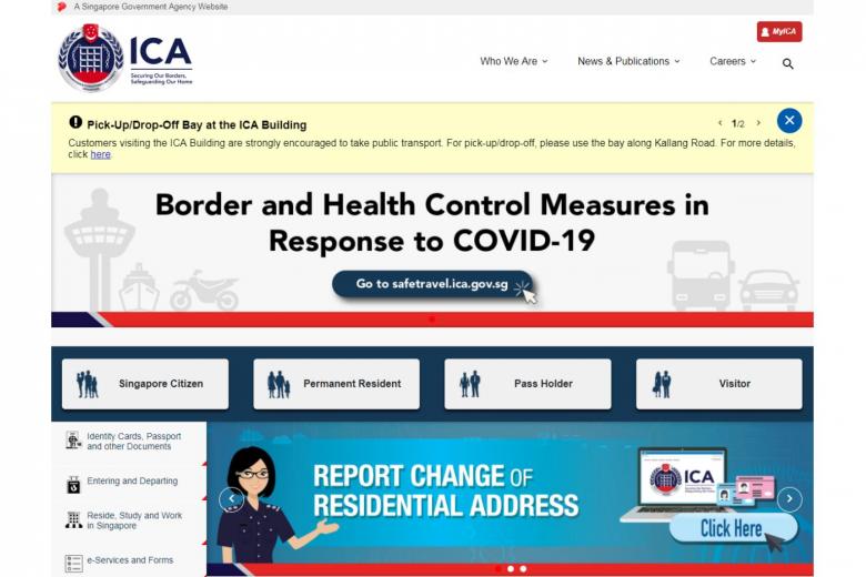 Police report made against fake ICA website; authority says no data ...