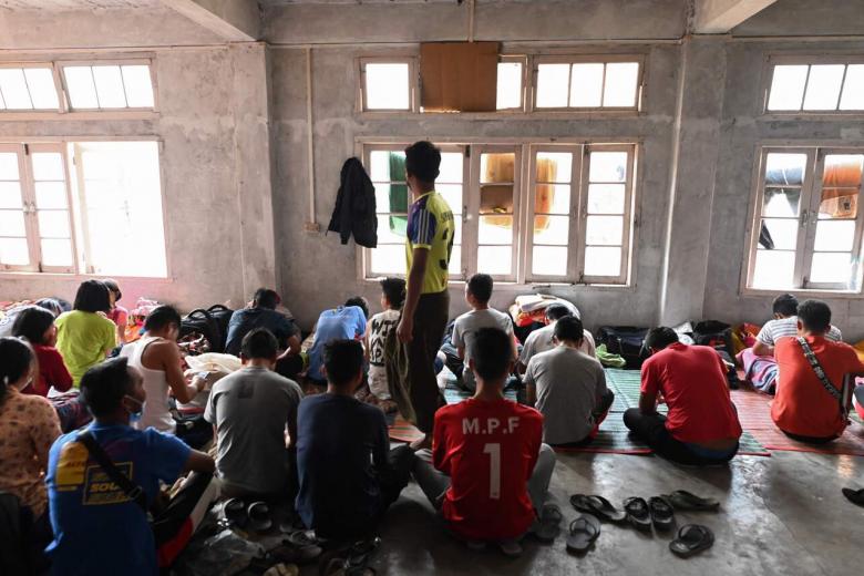 Policemen, firemen among over 400 Myanmar nationals seeking shelter in ...