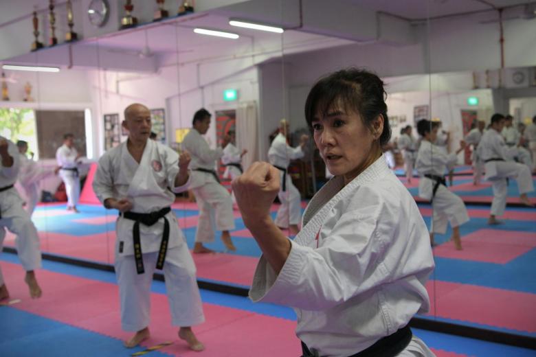 Senior women fighting fit: Karate champion, 61, likely oldest female ...