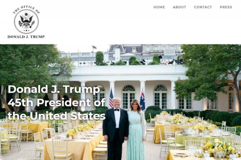 Official website of Trump launched to stay connected with supporters ...