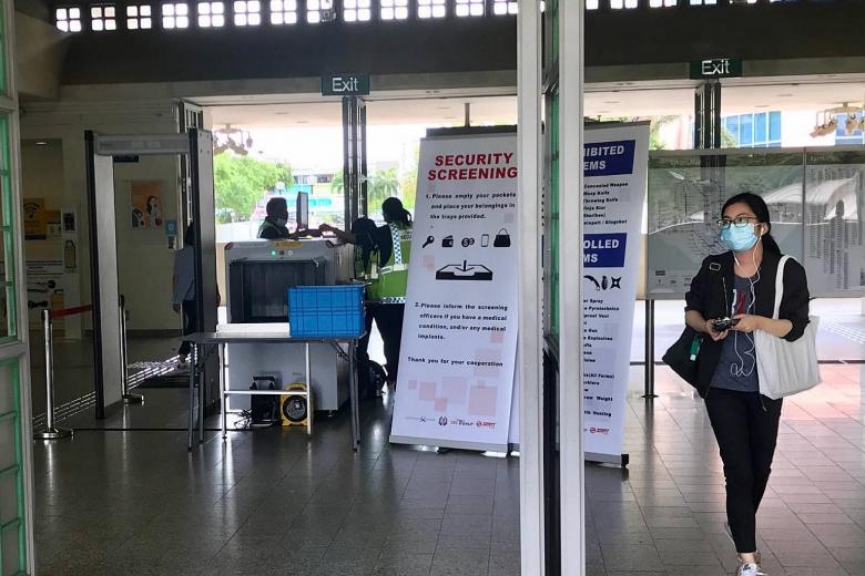 Tightened security checks kick off at selected MRT stations | The ...