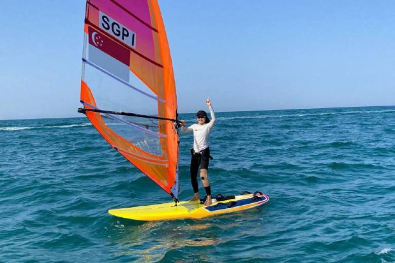 Sailing: Windsurfer Amanda Ng defies knee injury to clinch Olympic ...