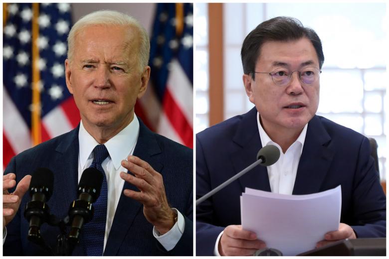 Biden, South Korea's Moon to meet at White House in May | The Straits Times