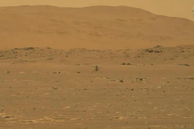 Nasa flies and lands helicopter on Mars, the first drone flight on ...