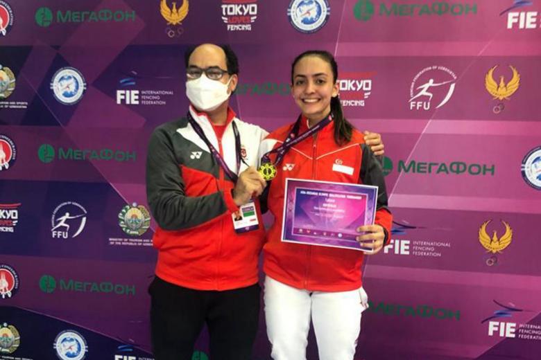 'Thank you, daddy': S'pore fencer Berthier dedicates Olympic ...