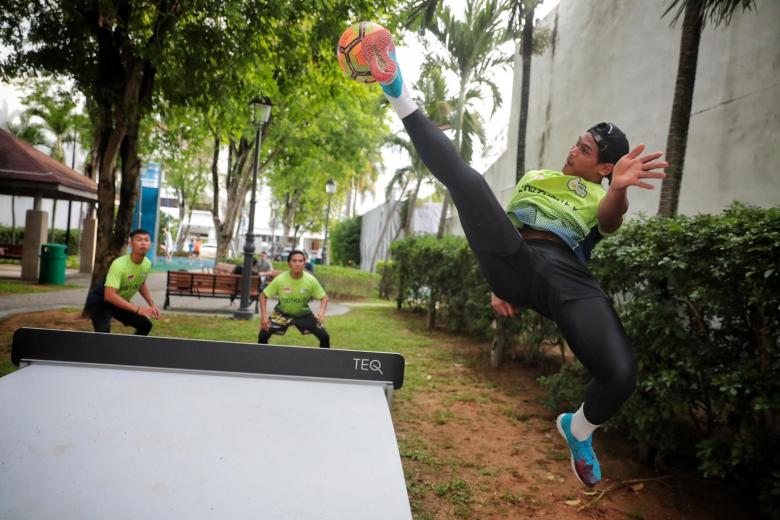 For The Love Of The Game: Teqball taking off | The Straits Times