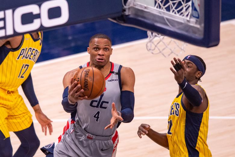 NBA: Westbrook makes history in Wizards' OT win, Jazz reach 50-win mark ...