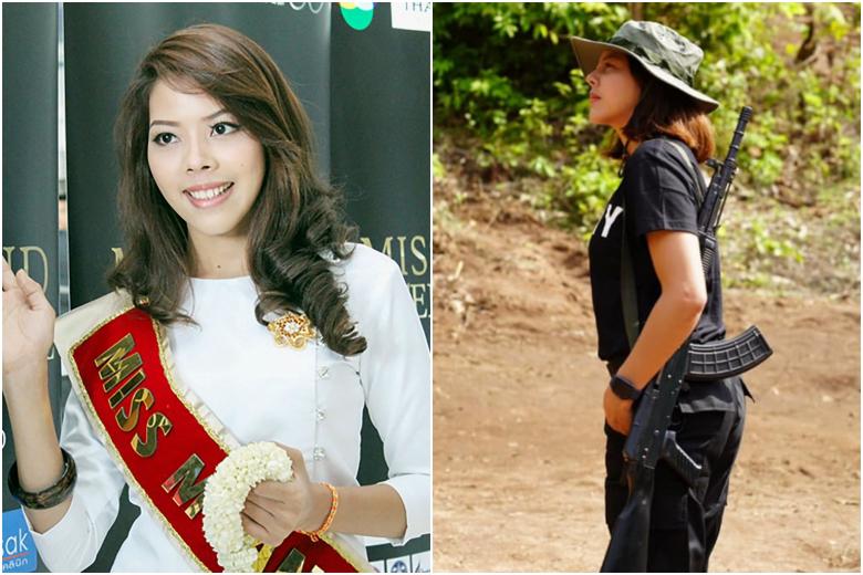 Myanmar beauty queen takes up arms against junta | The Straits Times